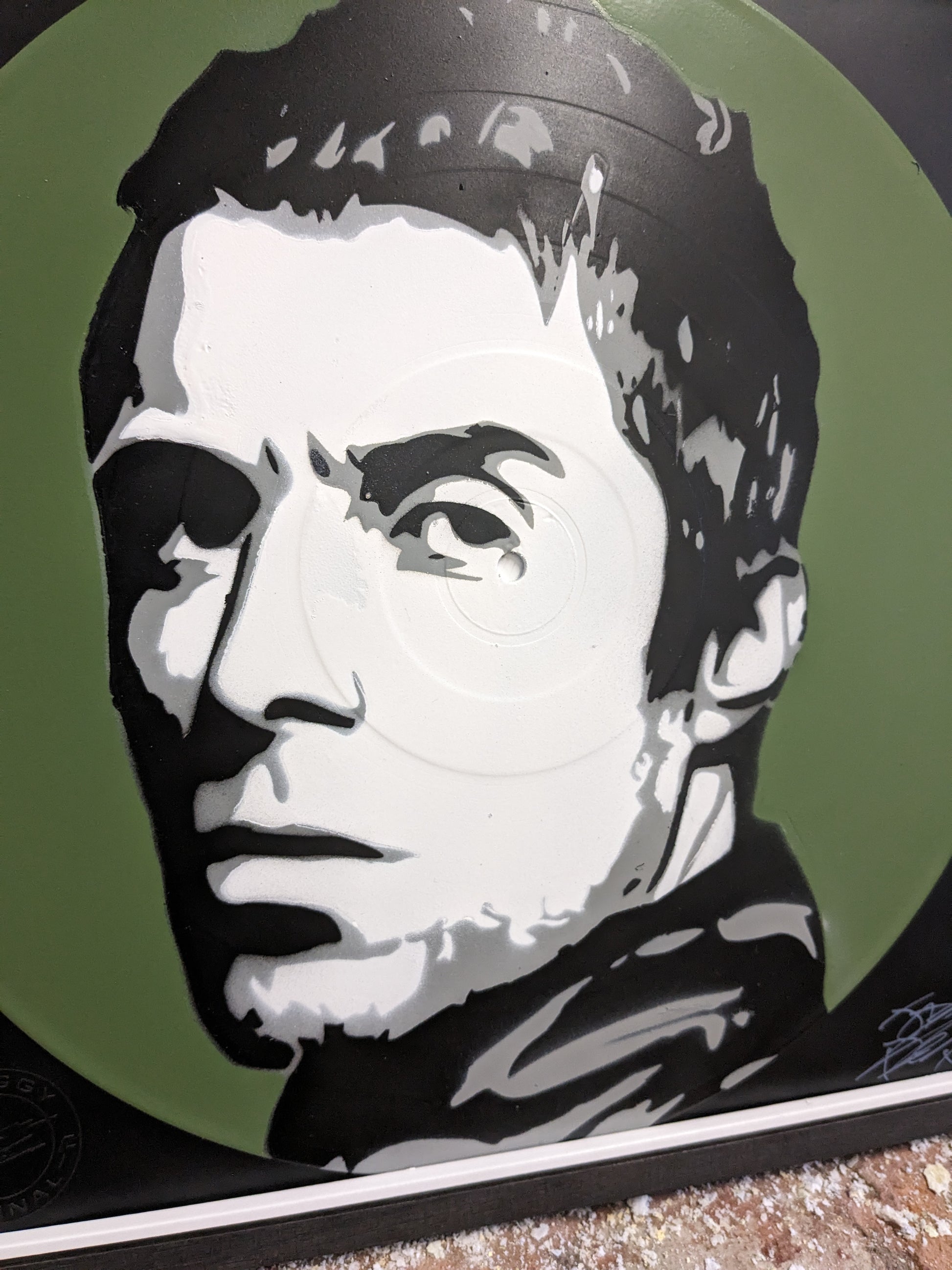 Liam Gallagher 12" Painted Record – This Is Deggy